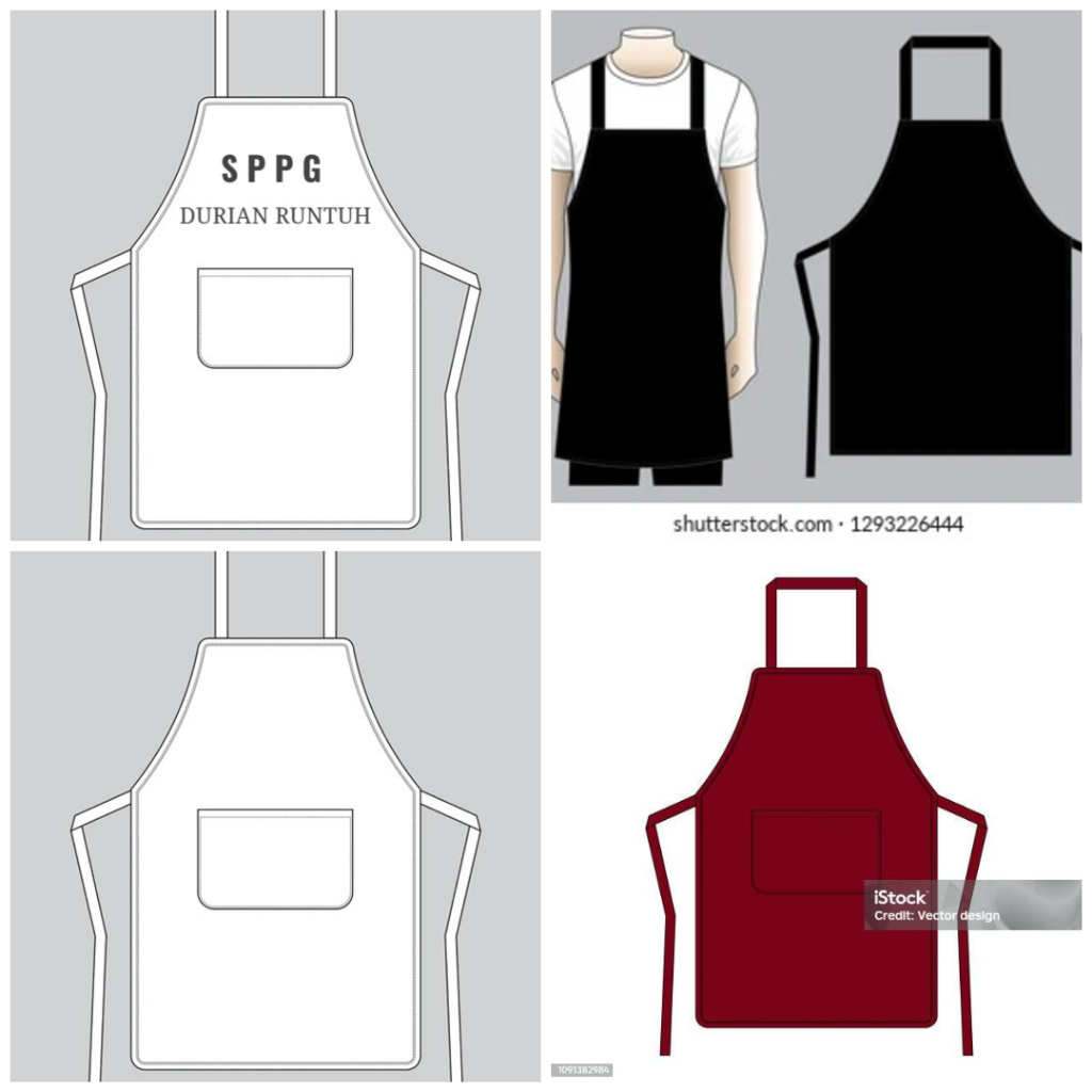 Jual Perlengkapan APD Apron Celemek Dapur MBG SPPG bisa tambah nama ...