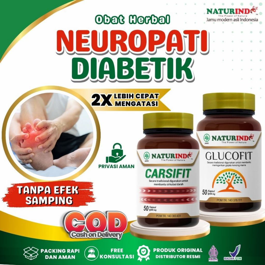 Jual Obat Neuropati Diabetik Kerusakan Gangguan Syaraf Diabetes Nyeri ...