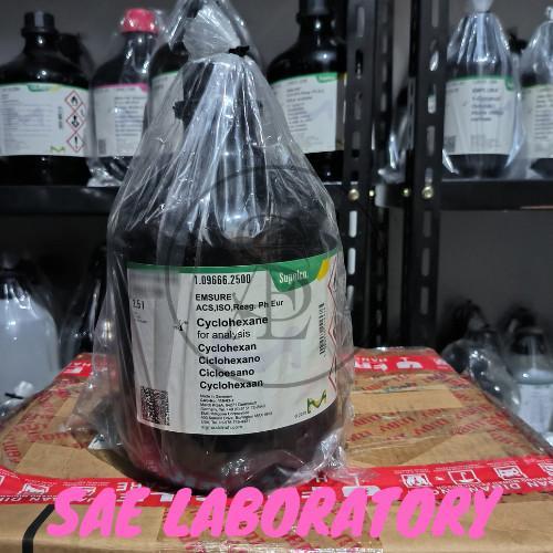 Jual CYCLOHEXANE / SIKLOHEKSANA / C6H12 MERCK 1.09666.2500 MERCK 109666 ...