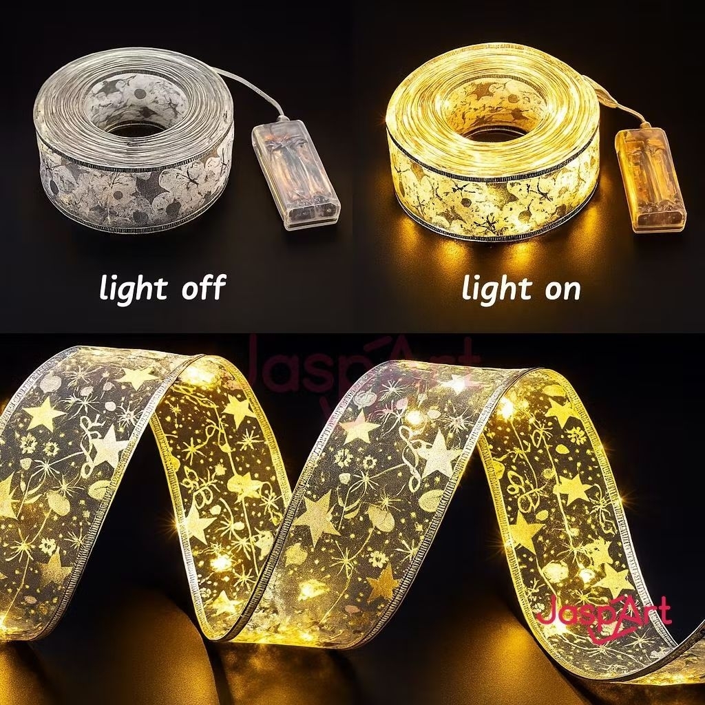 Jual Dekorasi Natal Lampu LED 2025 Hiasan Pohon Natal Untuk Rumah Lampu ...