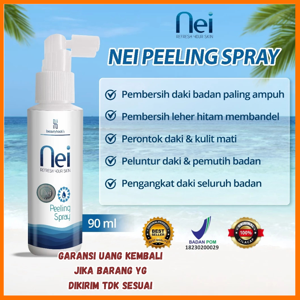 Jual NEI Peeling Spray Pemutih Leher Daki Kulit Mati yang Ampuh untuk ...