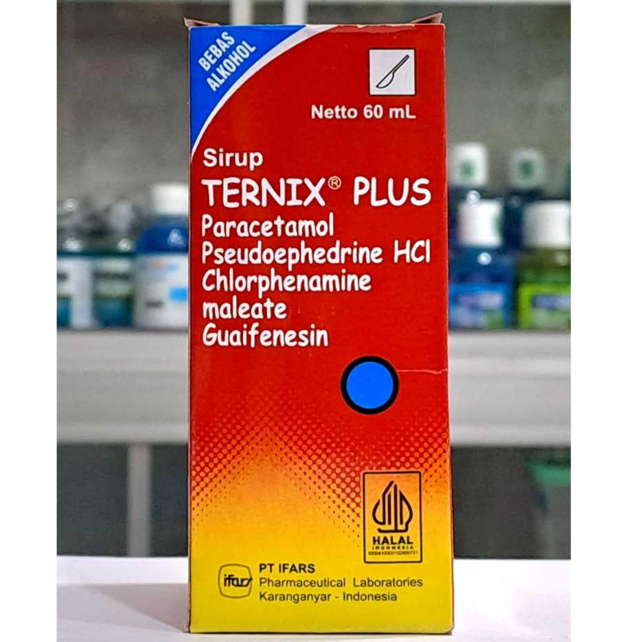 Jual Ternix 𝐏𝐋𝐔𝐒 𝐒𝐈𝐑𝐔𝐏 𝟔𝟎𝐌𝐋 - Mengatasi Gejala Flu, Menurunkan Demam ...