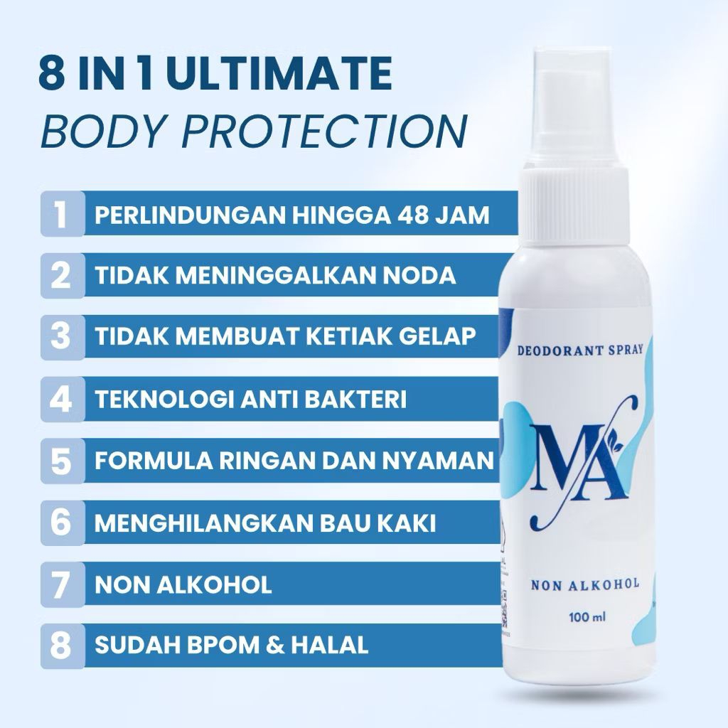 Jual madeo deodorant spray isi 3 pcs | Shopee Indonesia