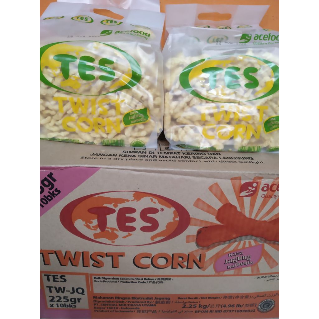 Jual Twist corn kemasan 225gram ( 1 dus ) | Shopee Indonesia