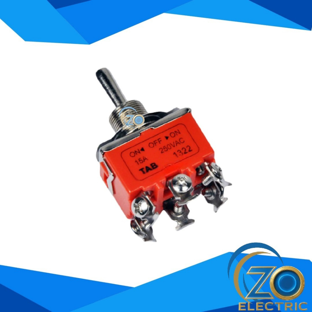 Jual Toggle Switch 6 Kaki 3 Posisi On-Off-On 1322 TAB | Shopee Indonesia