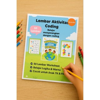 Jual Worksheet Coding Anak PAUD TK 50 Lembar A4 & A5 Belajar Dasar ...
