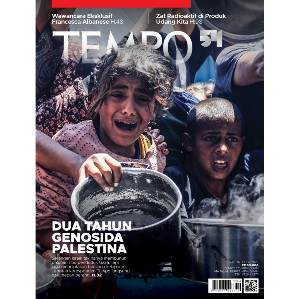 Jual Majalah Tempo Ed 5434 Dua Tahun Genosida Palestina (6 Oktober 2025 ...