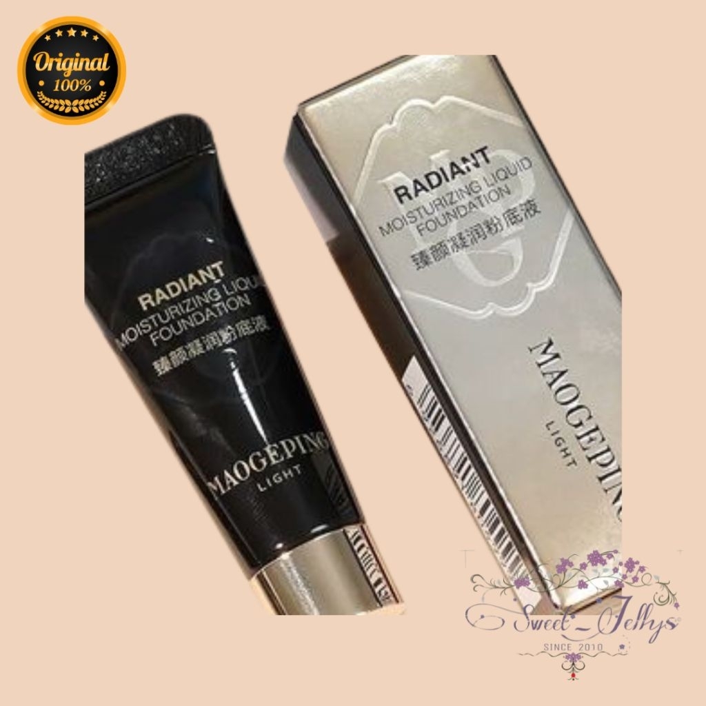 Jual MAOGEPING LIGHT Radiant Moisturizing Liquid Foundation | Shopee ...