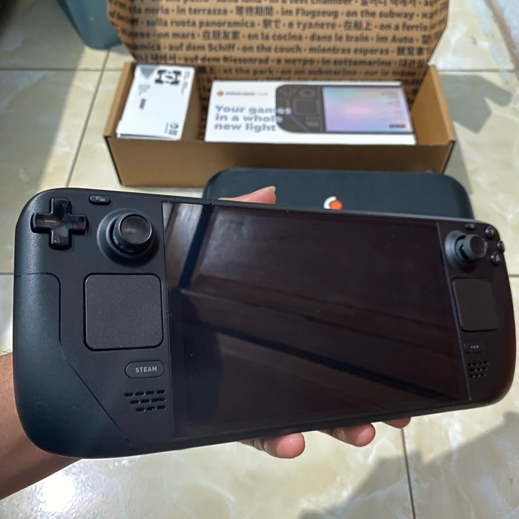 Jual STEAM DECK OLED 512 GB | Steamdeck UMPC Gaming | Shopee Indonesia