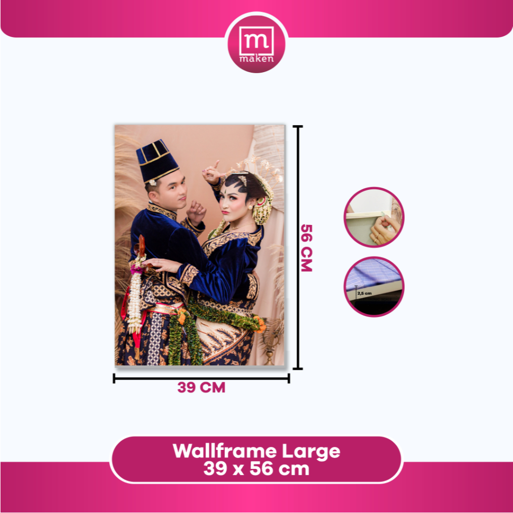 Jual Makenliving Foto Bingkai Besar 16R (wajib baca deskripsi) | Shopee ...