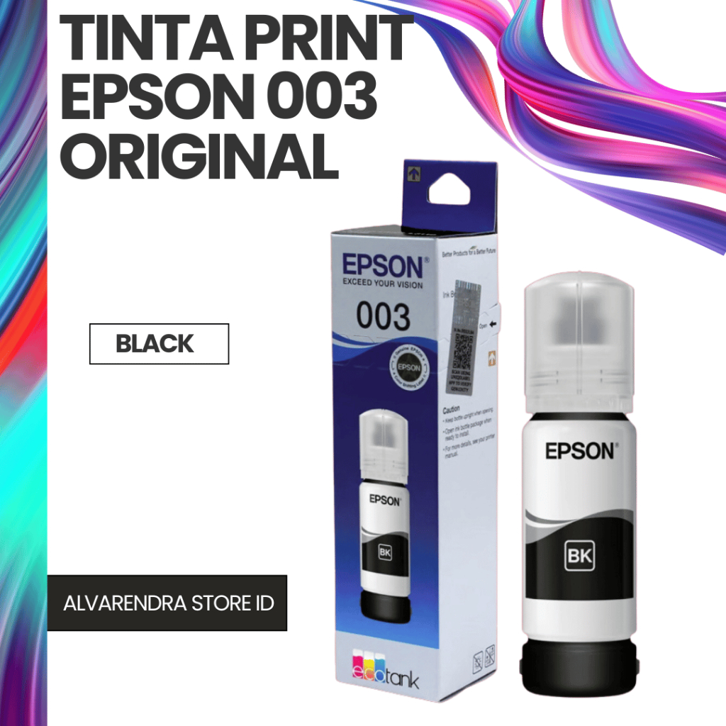 Jual tinta print / printer epson 003 original untuk SERIES L1110 ...
