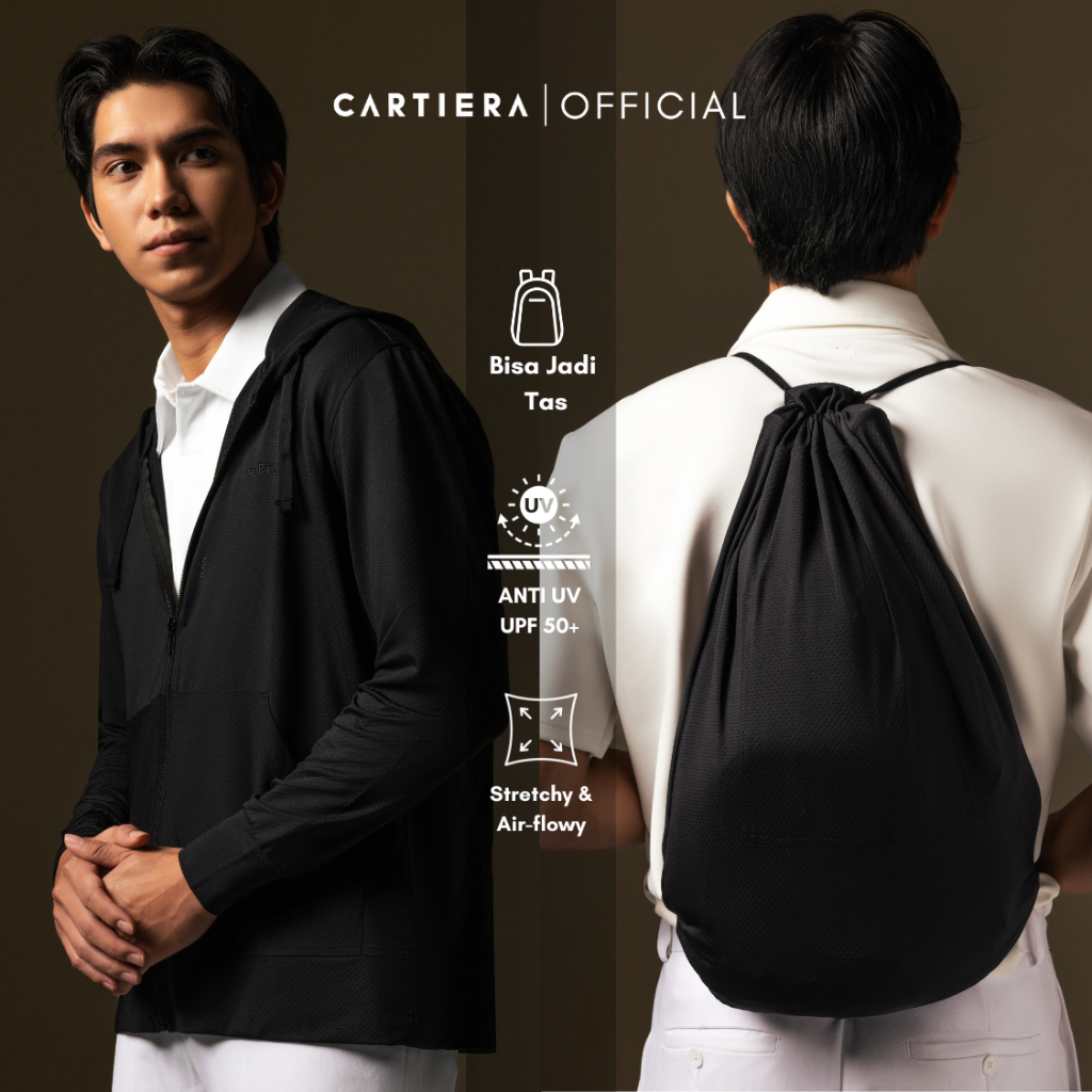 Jual Cartiera Flip Jacket Hoodie Lipat Jaket Anti UV Motor Olahraga ...
