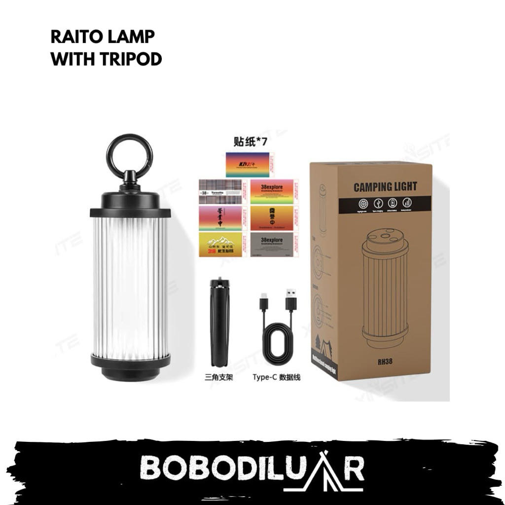 Jual BOBODILUAR - Lampu Camping Raito Atmosphere IGT 38 Explore Hiking ...