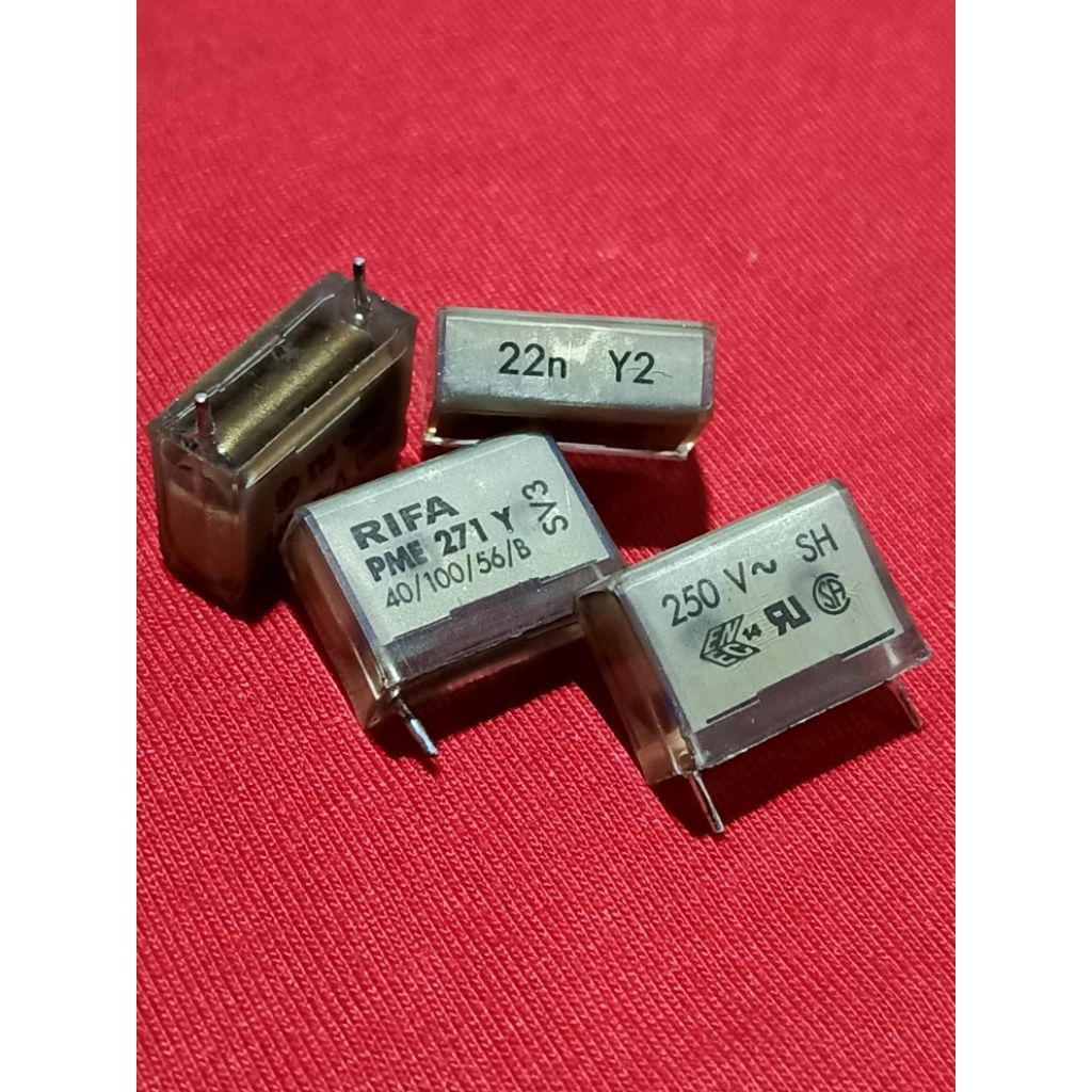 Jual capacitor RIFA PME 271 Y 22nf 250V Y2 original | Shopee Indonesia