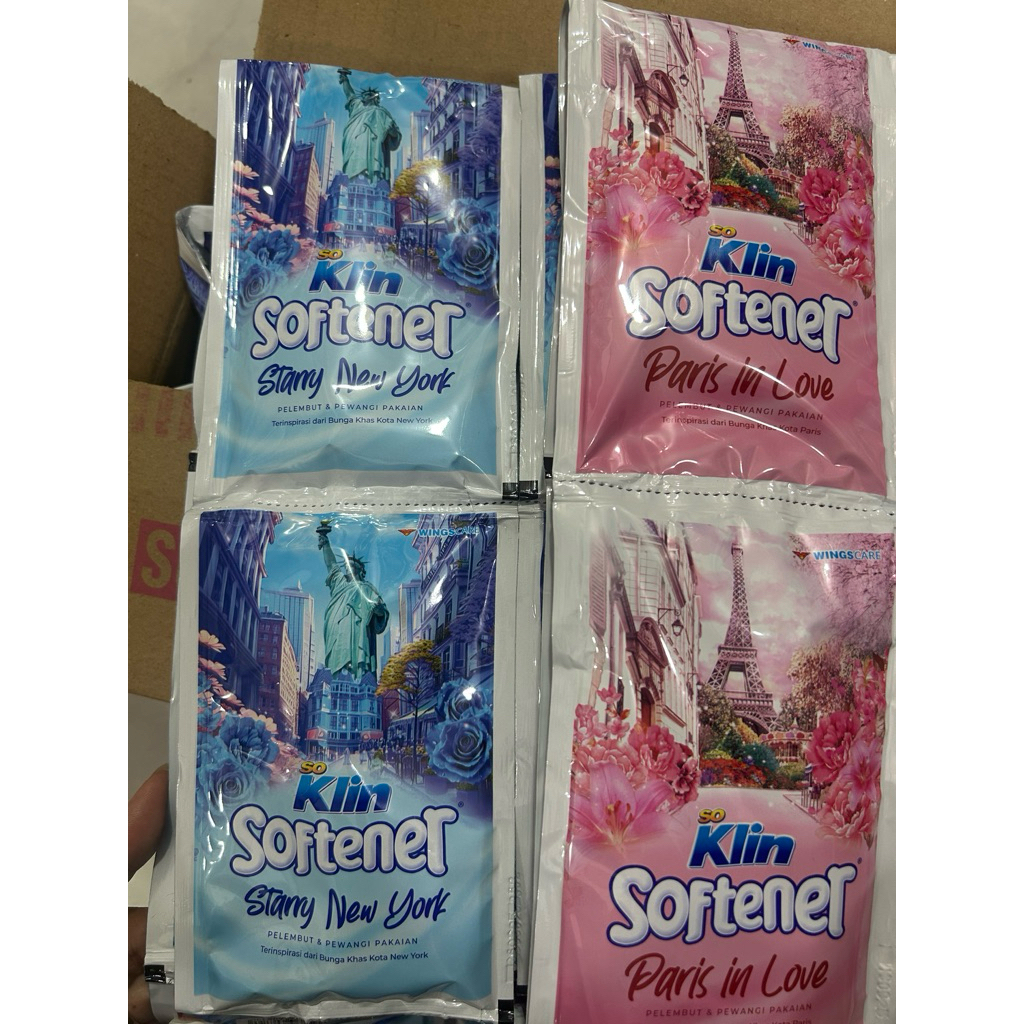 Jual SoKlin Softener Renceng isi 12 PCS | Shopee Indonesia