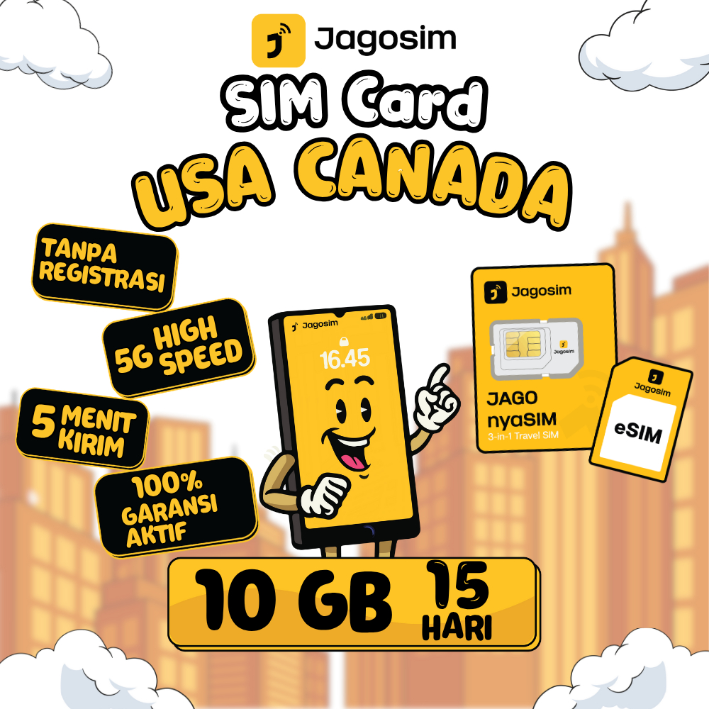 Jual SIM Card USA Canada Kuota | SIM Card Aktif Langsung Pakai | SIM ...