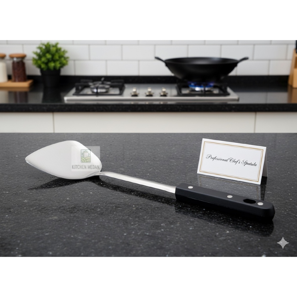 Jual Spatula Stainless Tebal Sutil Masak Sodet Anti Panas Sendok Goreng ...