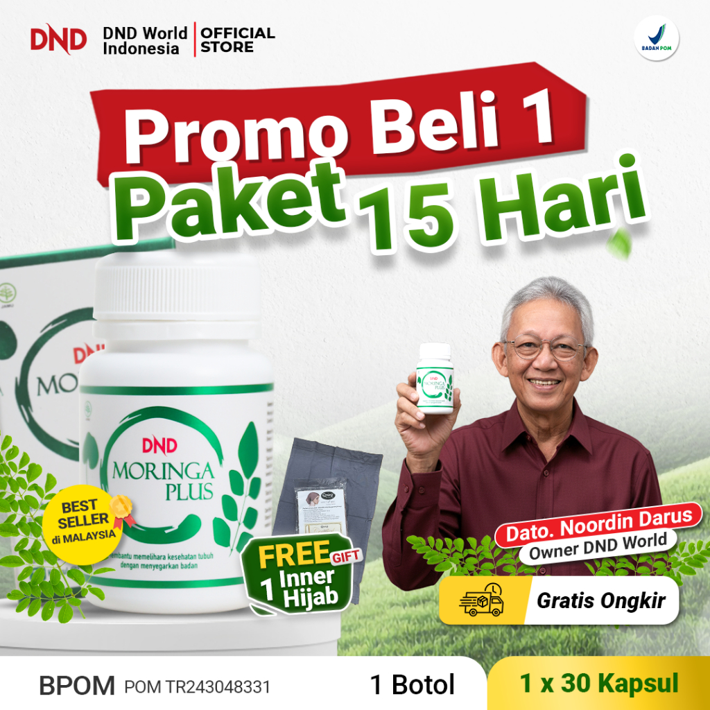 Jual DND MORINGA PLUS - Ekstrak Daun Kelor - Membantu Menjaga Fungsi ...