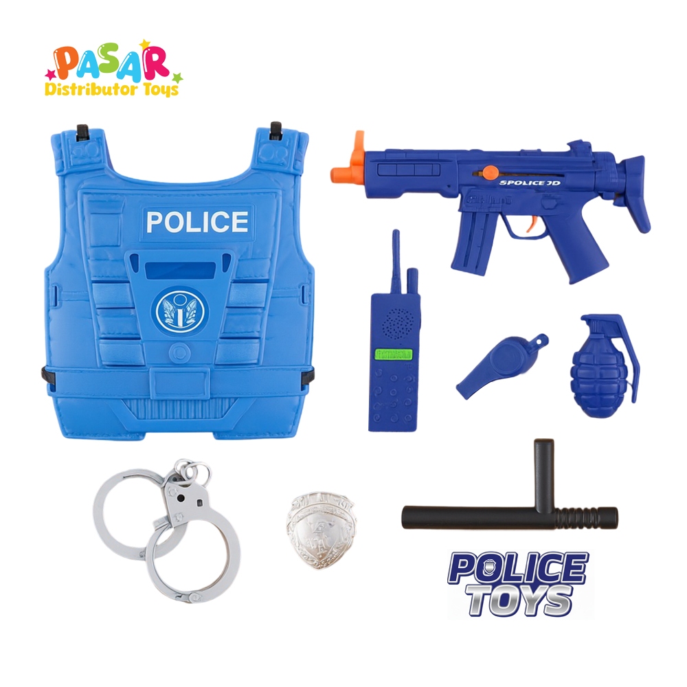 Jual Mainan Anak ROMPI POLICE TOYS GUN KANTONG Mainan Perlengkapan ...