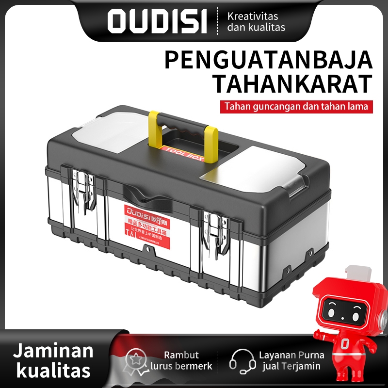 Jual OUDISI Tool Box 14-20'' Besi Baja Kotak Perkakas Besar 20inch Material Stainless Steel ...