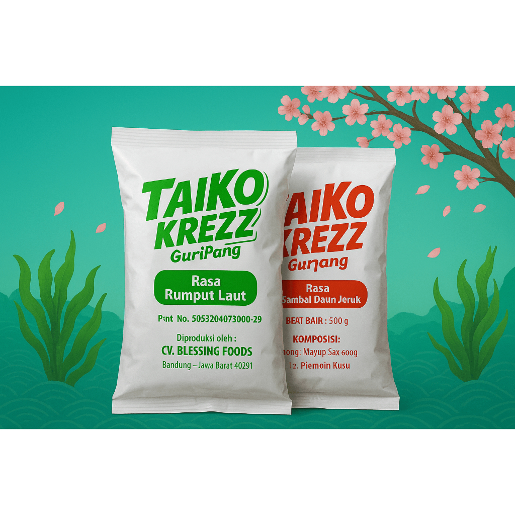Jual Snack Viral Taiko Krezz GuriPang Rasa Baru 500gr/1000gr | Shopee ...