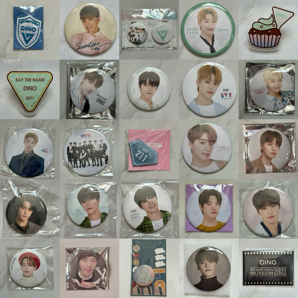 Jual SEVENTEEN SVT DINO CAN WAPPEN ACRYLIC BADGE OFFICIAL MERCHANDISE ...