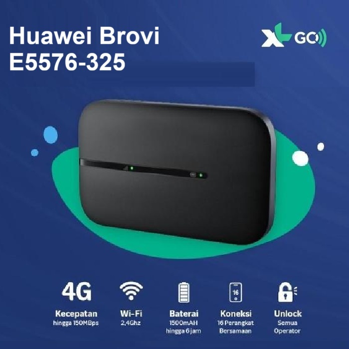 Jual Modem Mifi XL Go Huawei Brovi E5576 4G LTE 150MBps Unlocked All ...