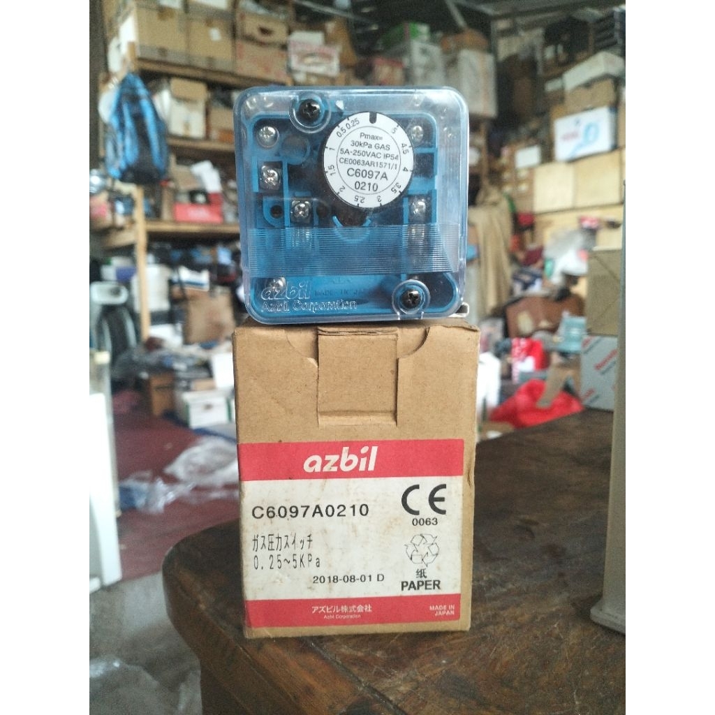 Jual AZBIL C6097A0110 | AZBIL C6097A0110 PRESSURE SWITCH. PMax=30kPa ...