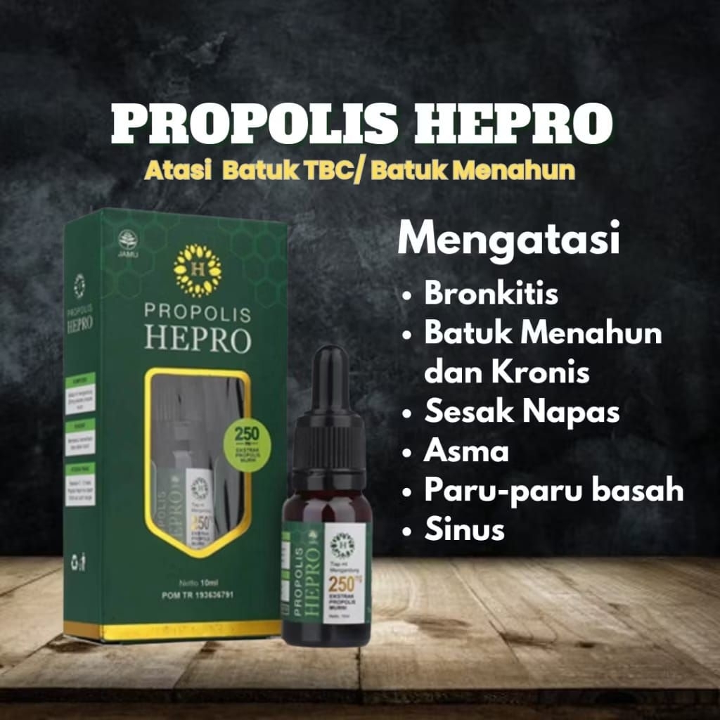 Jual Propolis Hepro Solusi TBC Batuk Menahun Original Propolis Hepro ...