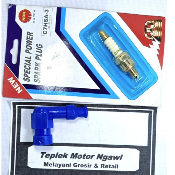 Jual Paket/Busi C7hsa/Busi Racing/Cangklong Busi/Motor Jupiter Z Mio ...
