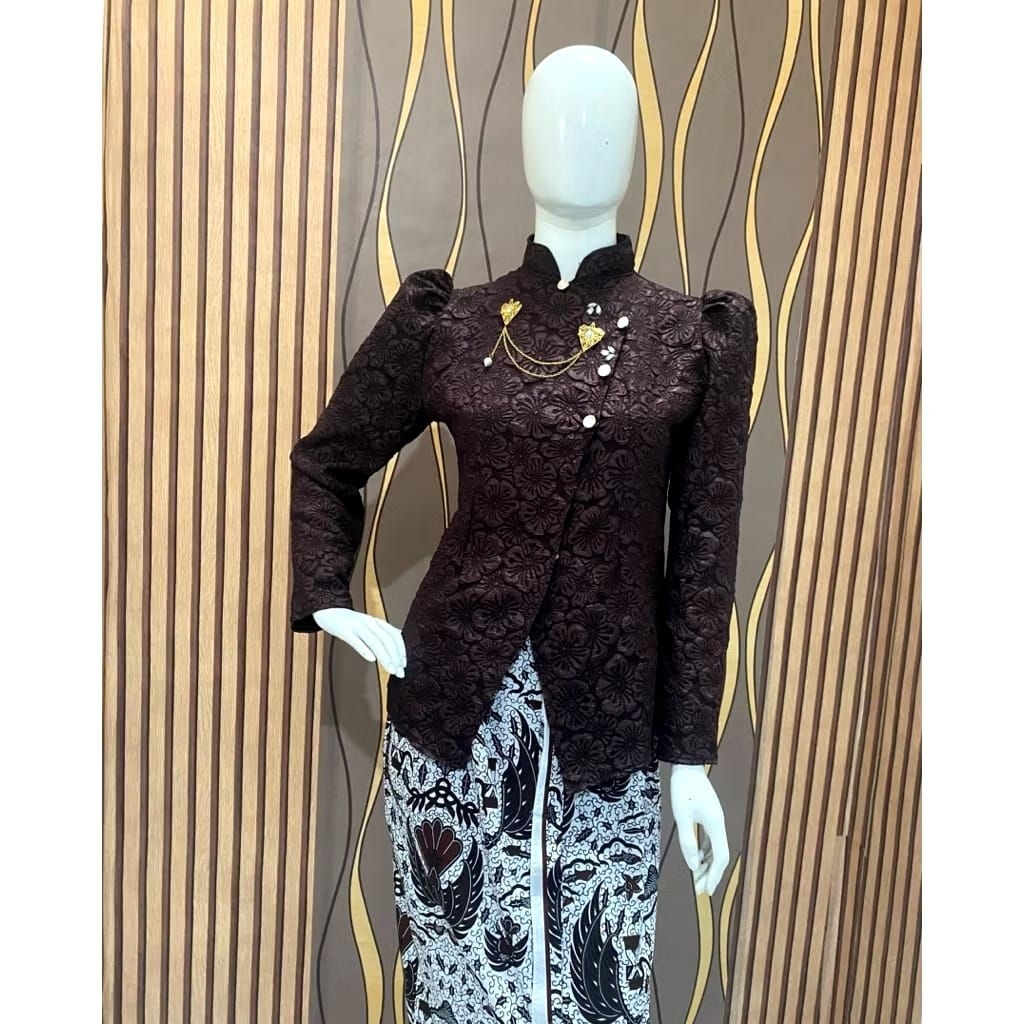 Jual Kebaya Janggan Atasan Kebaya Gadis Kretek Premium Kebaya Motif ...