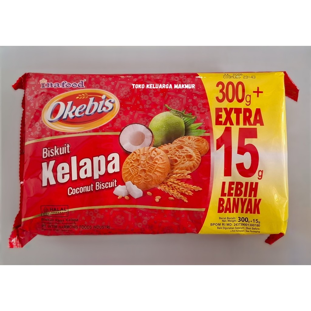 Jual INAFOOD OKEBIS BISKUIT KELAPA | Shopee Indonesia