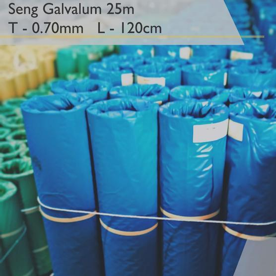 Jual Plat seng galvalum 0.70 mm L 120 cm SUPRADEK SNI Plat Zincalume ...