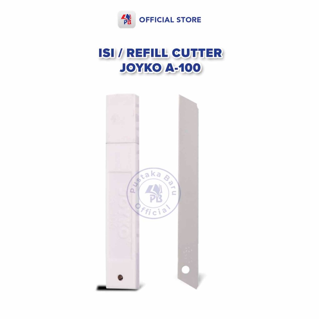 Jual Isi Cutter Refill Cutter Joyko Ukuran A-100 (Kecil) Isi 5 Mata ...