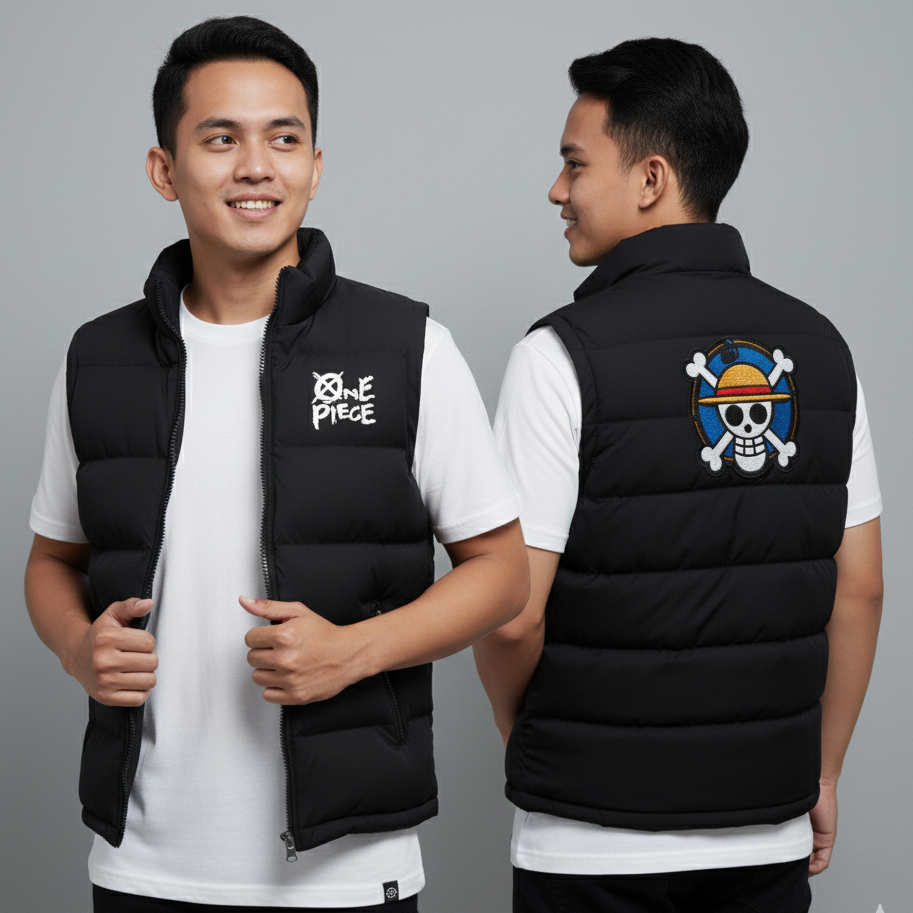 Jual Rompi (Vest) Sablon Bendera One Piece Unisex | Shopee Indonesia