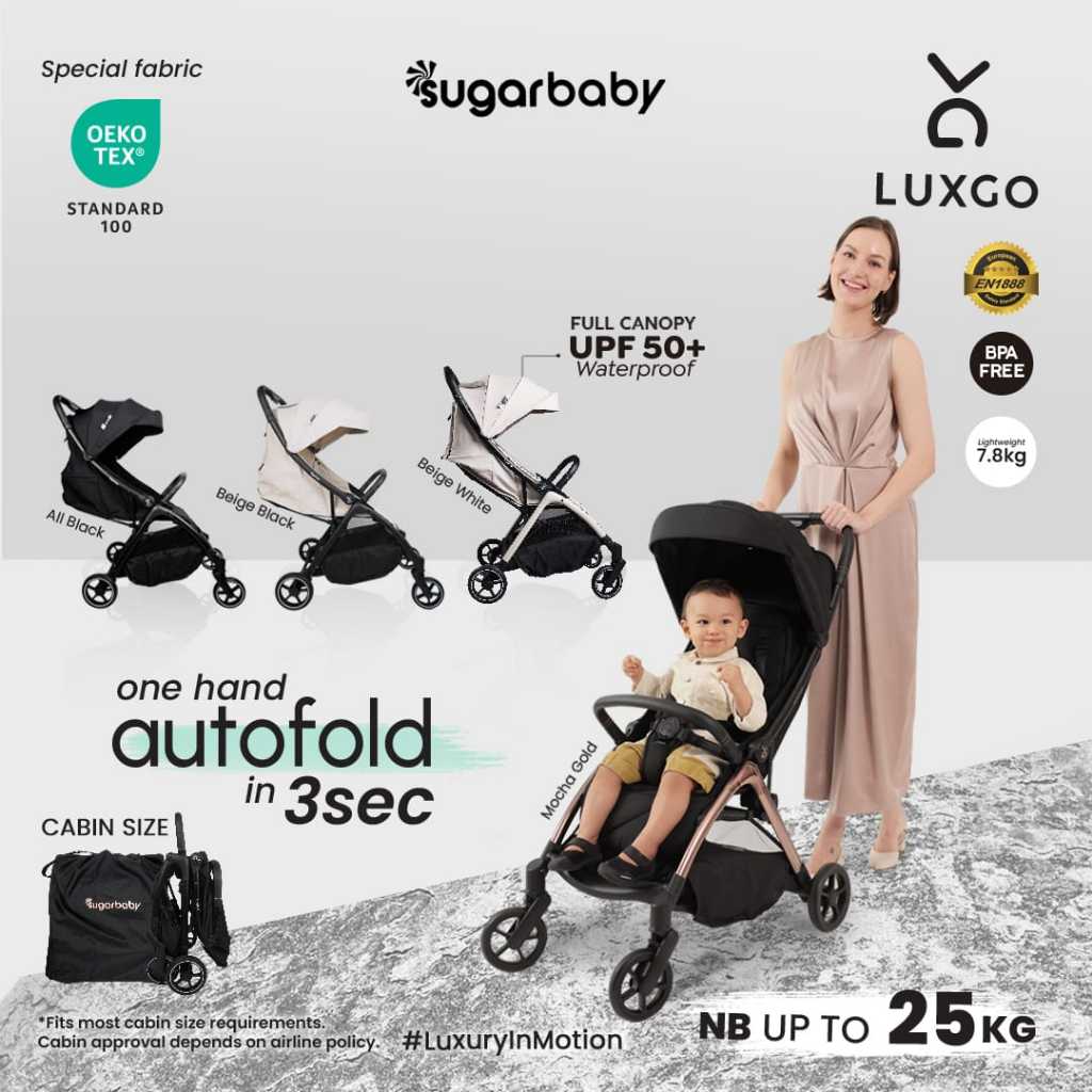 Jual Sugarbaby Stroller LuxGo Kereta Dorong Bayi/Stroller Bayi/Stroller ...