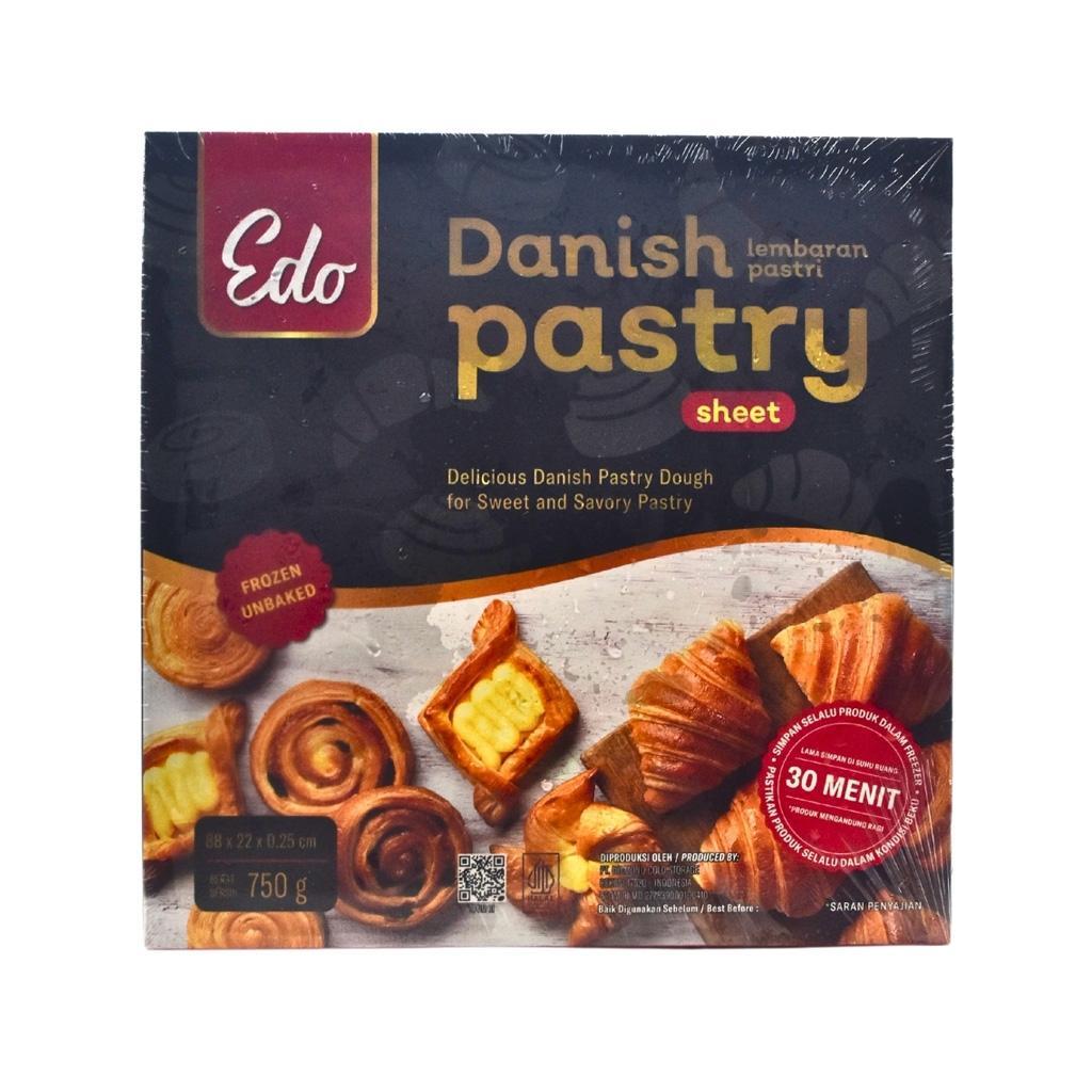 Jual Edo Danish Pastry Sheet / Frozen Unbaked 750 Gr | Shopee Indonesia