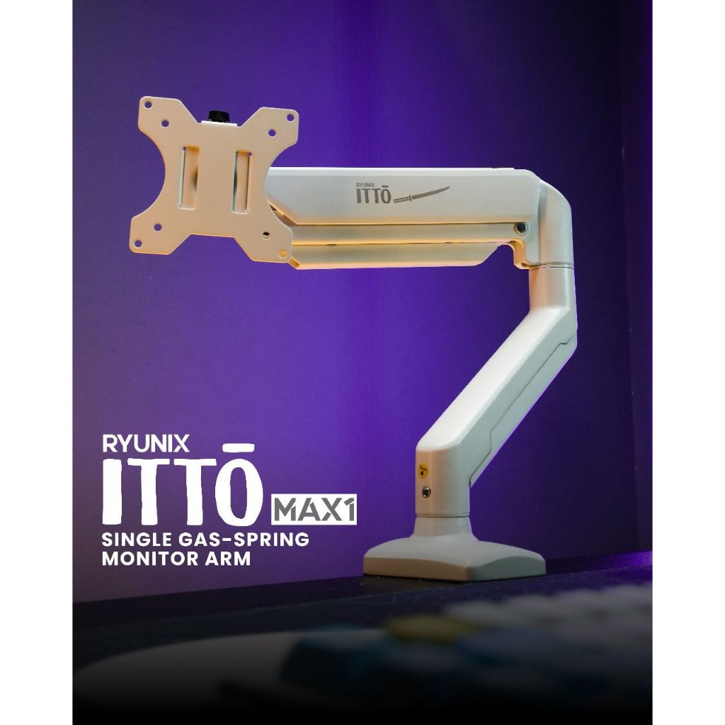 Jual RYUNIX Bracket Monitor / Monitor Arm Itto (Single) Max 1 & Nitto ...