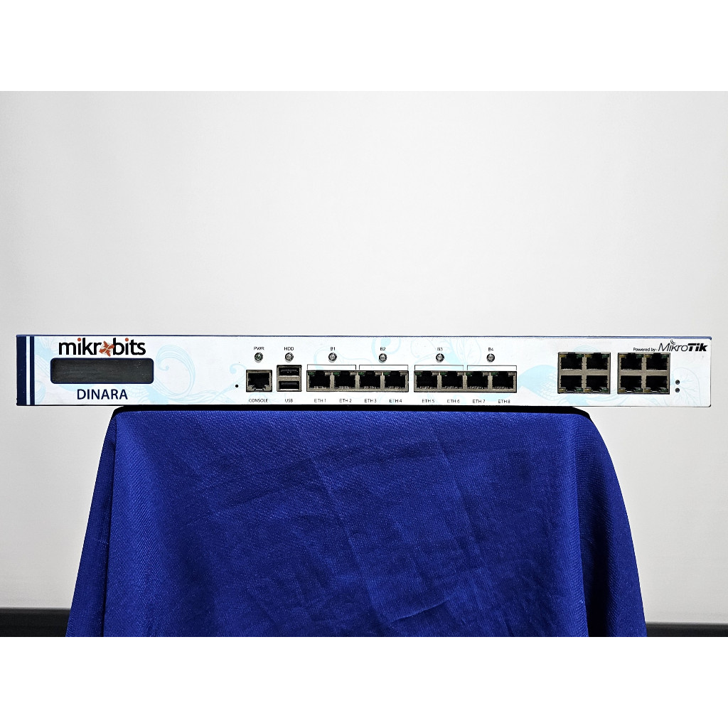 Jual Router Mikrotik X86 Mikrobits Dinara v1 16 Port Gigabit | Shopee ...