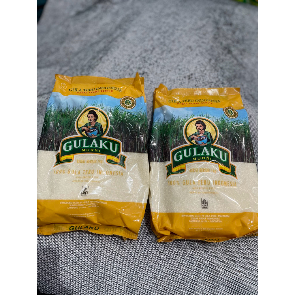 Jual Gulaku 1 kg Murni 100% Gula Tebu Indonesia | Shopee Indonesia