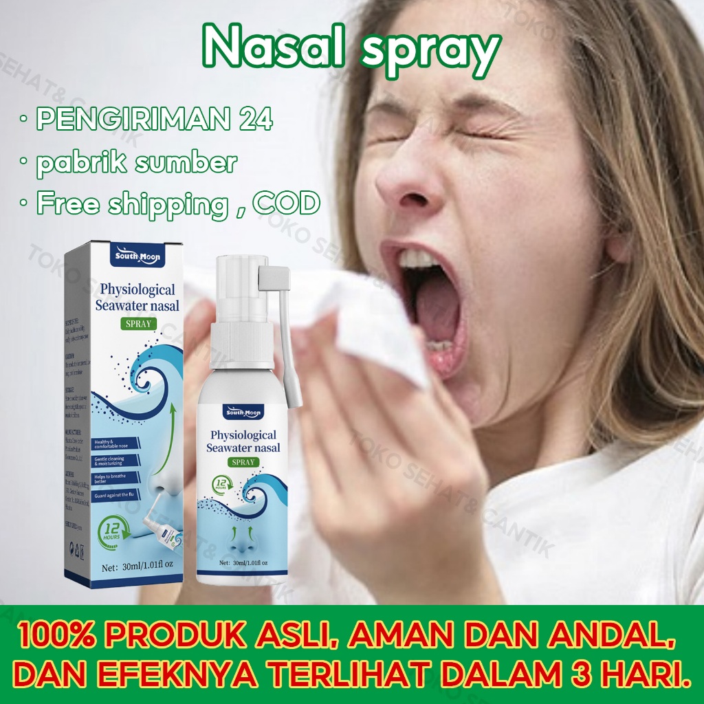 Jual South Moon Saline Nasal Spray 30ml Semprotan Hidung Air Laut ...
