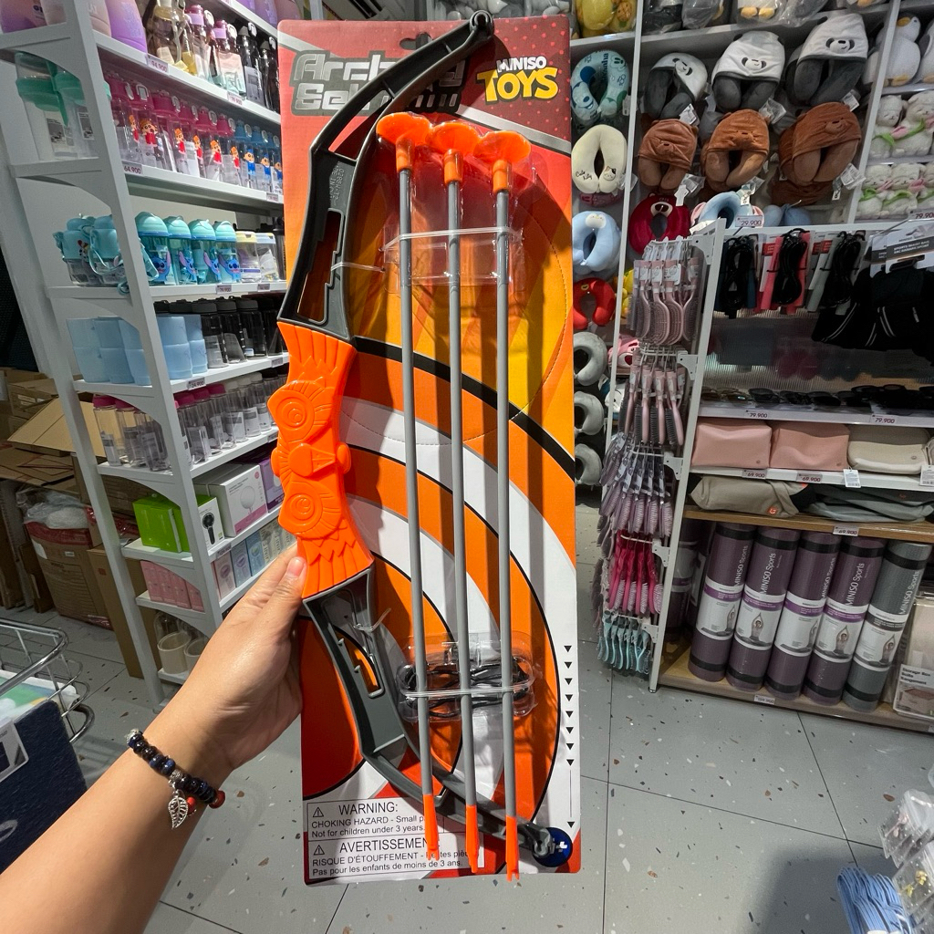 Jual Miniso Toy Archery Set (4 pcs) (mainan panah) | Shopee Indonesia