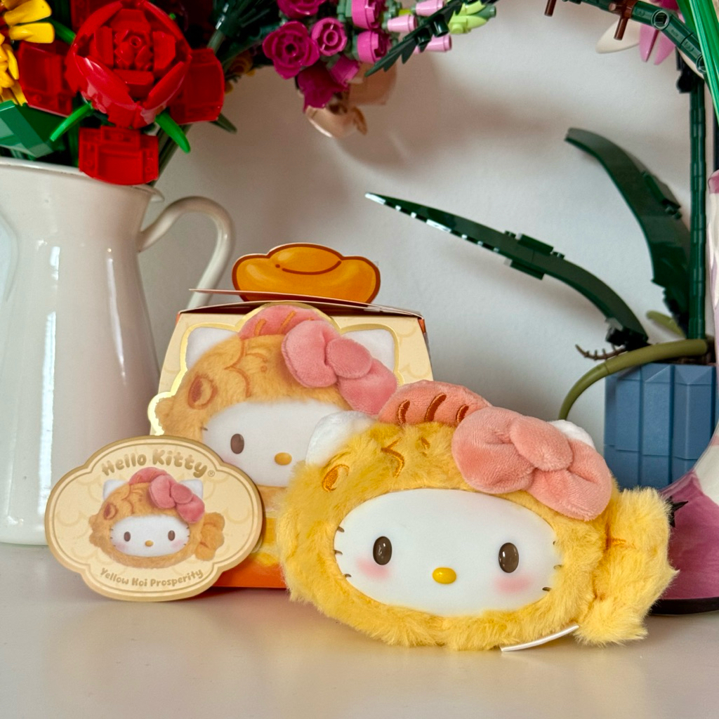 Jual MINISO Moetch Hello Kitty Lucky Koi Series Plush Relaxing Charm ...