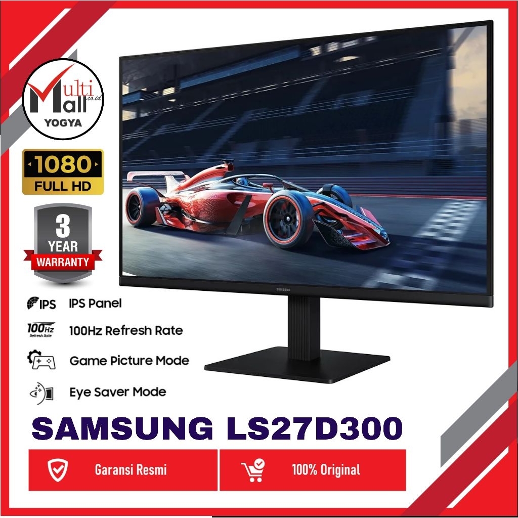 Jual Samsung Monitor 27", 24", 22" S3 LSD300 Full HD IPS 100Hz 5Ms Home ...