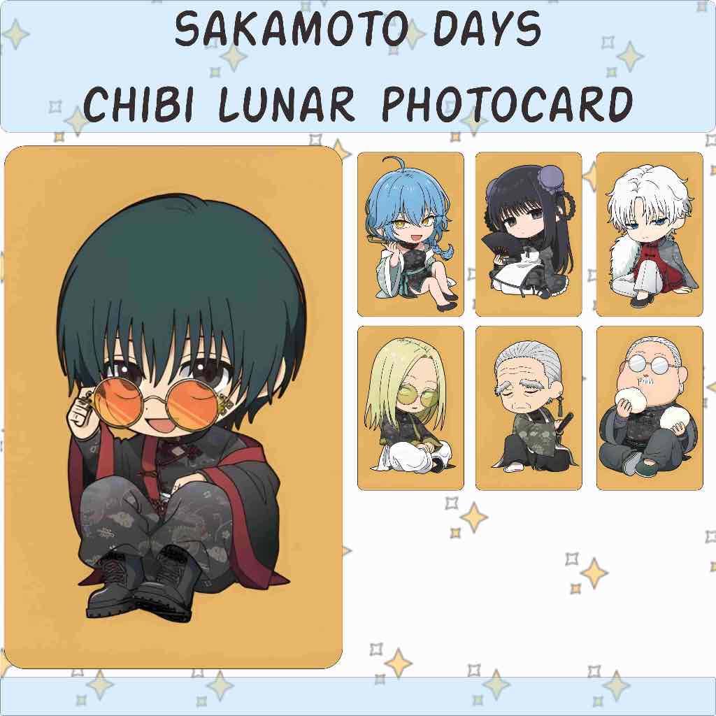 Jual SAKAMOTO DAYS CHIBI LUNAR EDITION PHOTOCARD ANIME | Shopee Indonesia