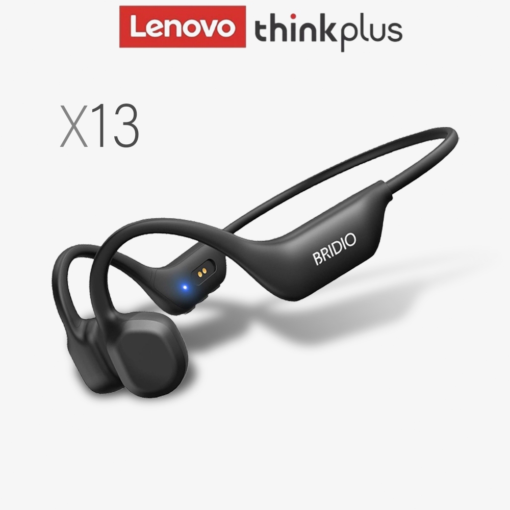 Jual Lenovo Bridio X13 Headset Bone Conduction TWS Bluetooth 5.4, Tahan ...