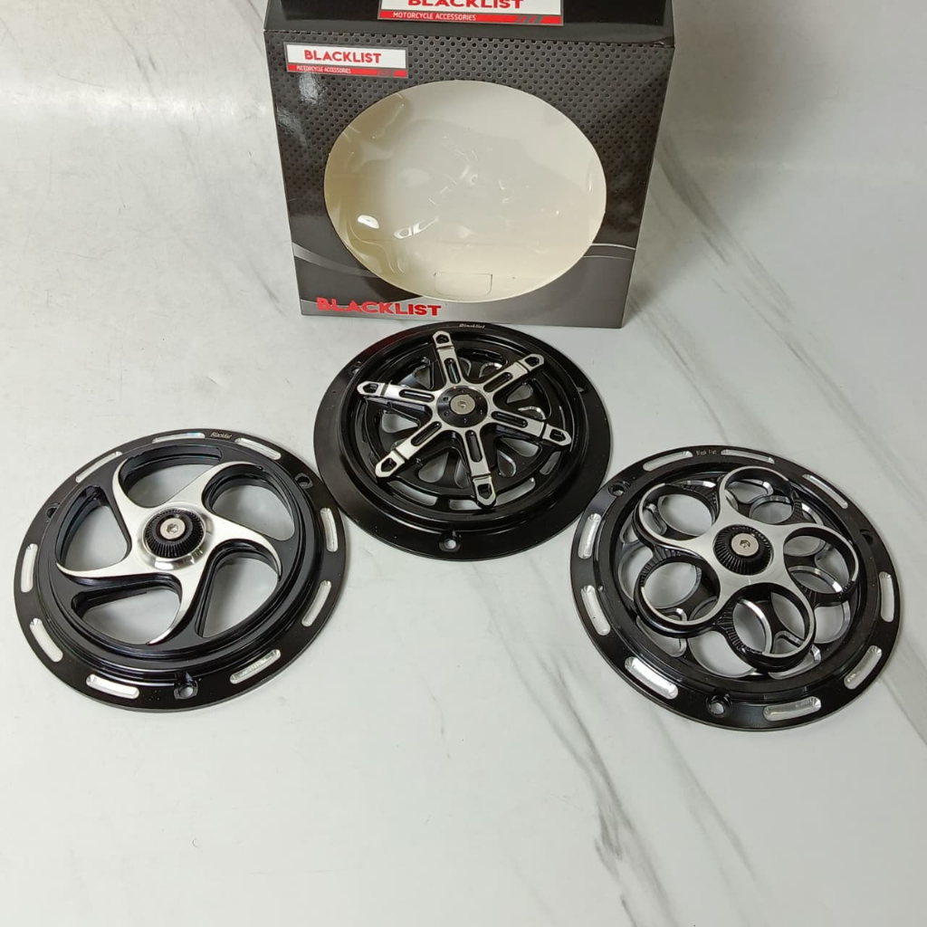 Jual Cover Spinner Blacklist Hitam Universal Motor Matic Super Six ...