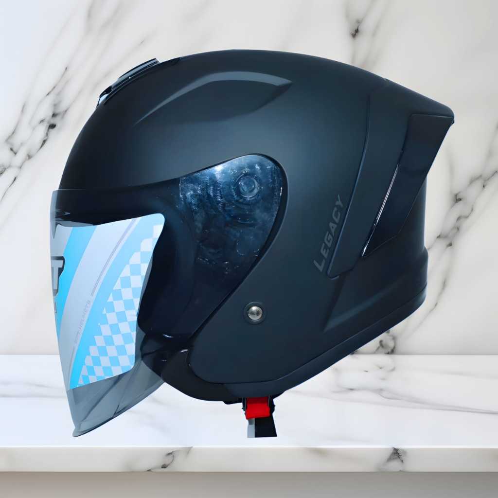 Jual Helm half face GIFT LEGACY Sudah SNI/helm pria/helm cewek cowok ...