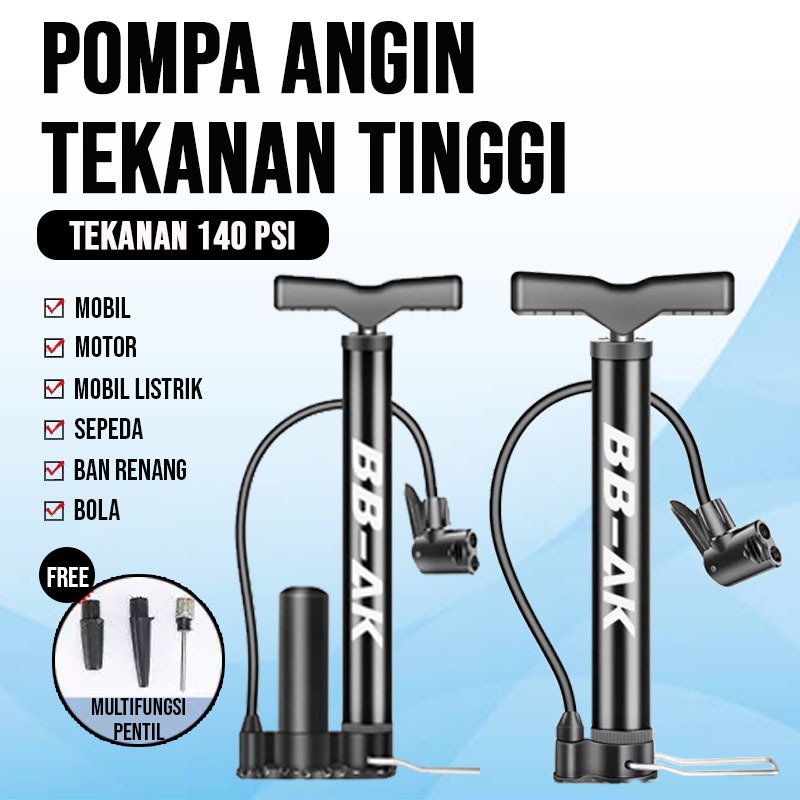 Jual Pompa Angin Sepeda Motor Mobil Tabung High Pressure Pompa Angin ...