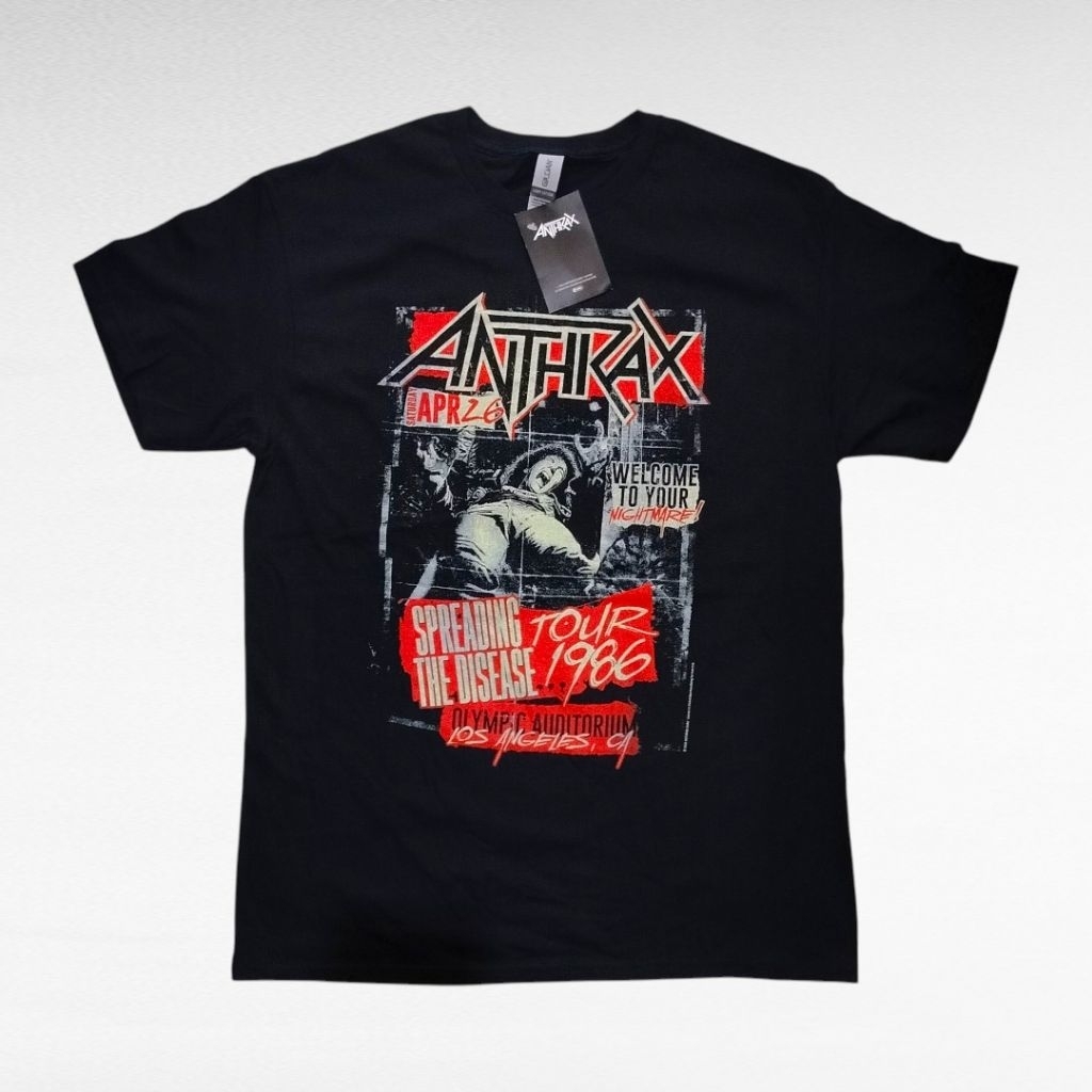 Jual Tshirt ANTHRAX - SPREADING THE DISEASE | Shopee Indonesia